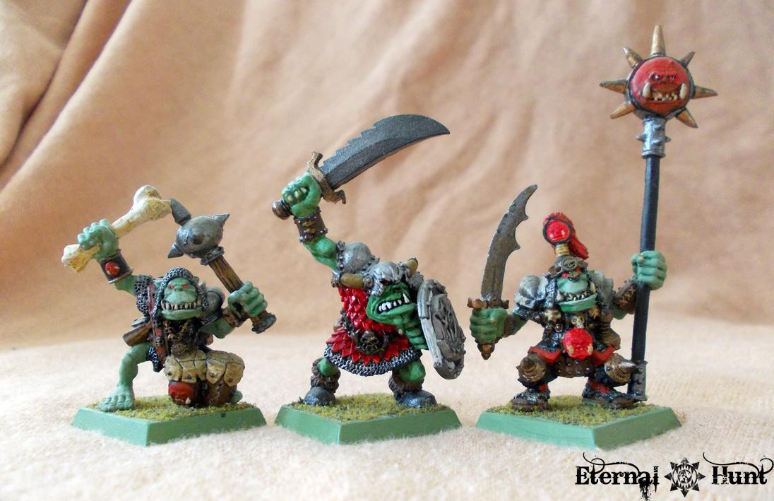 Goblins, Greenskins, Old Stuff, Orcs, Orcs & Goblins, Paintjob, Warhammer Fantasy, Wfb - Orc ...